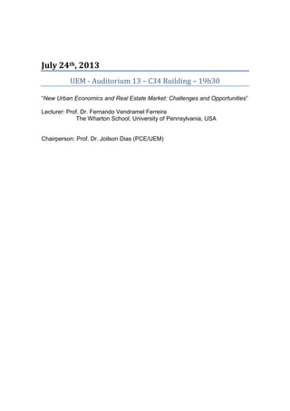 Conference Programming | PDF