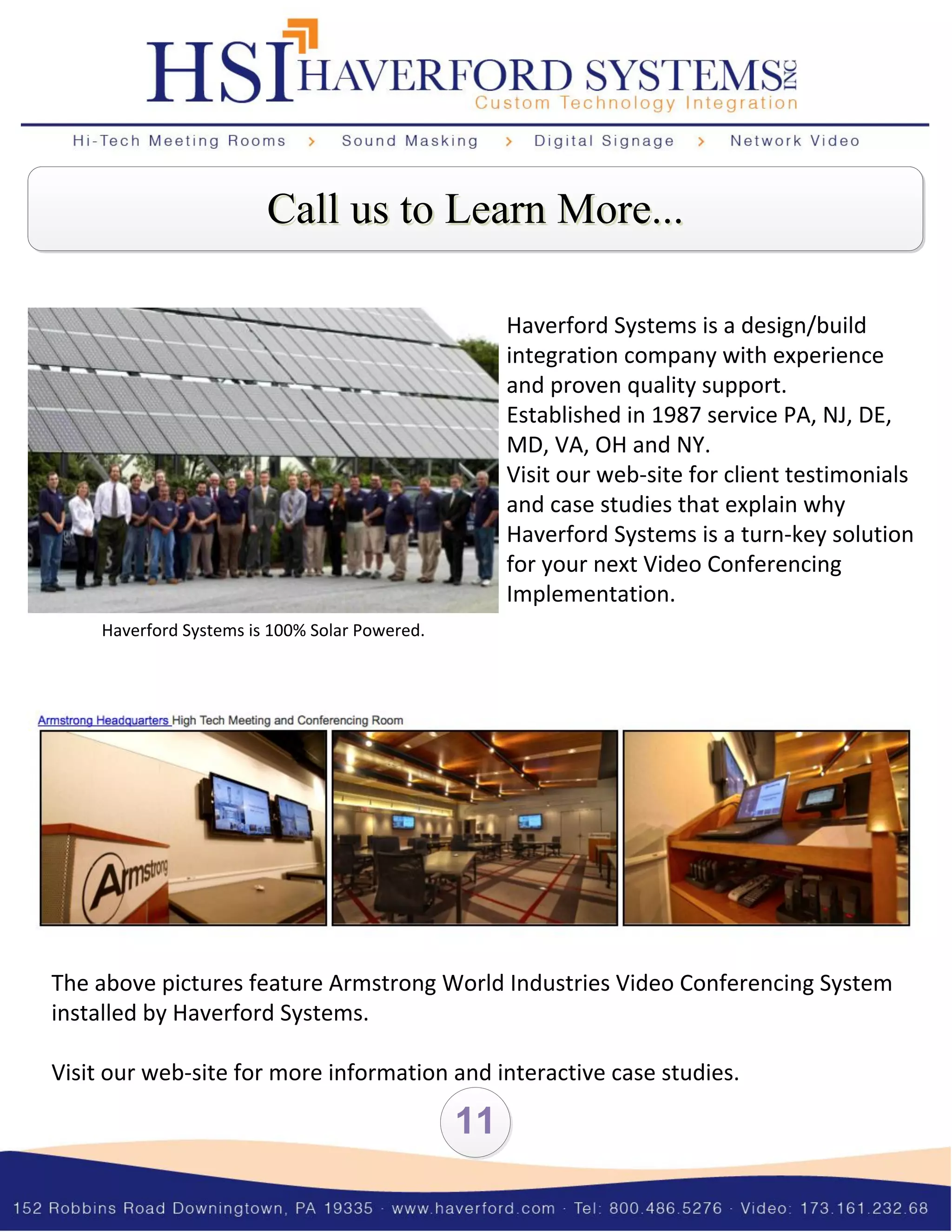 Conference room systems Product Overview | PDF