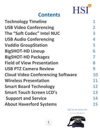 Conference room systems Product Overview | PDF