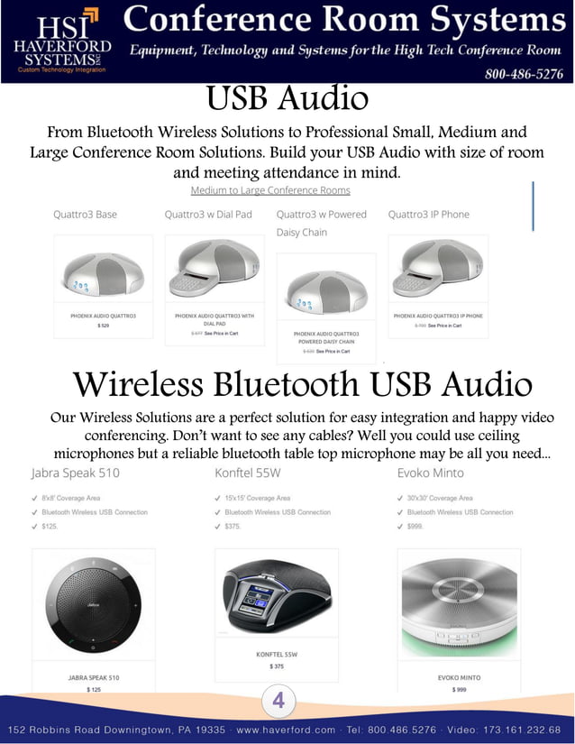 Conference room systems Product Overview | PDF