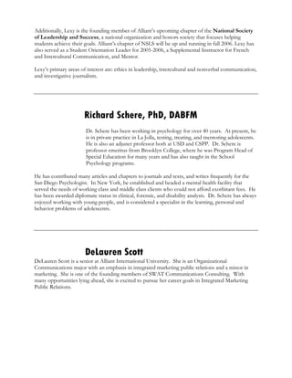 Alliant Leadership Conference Schedule | PDF