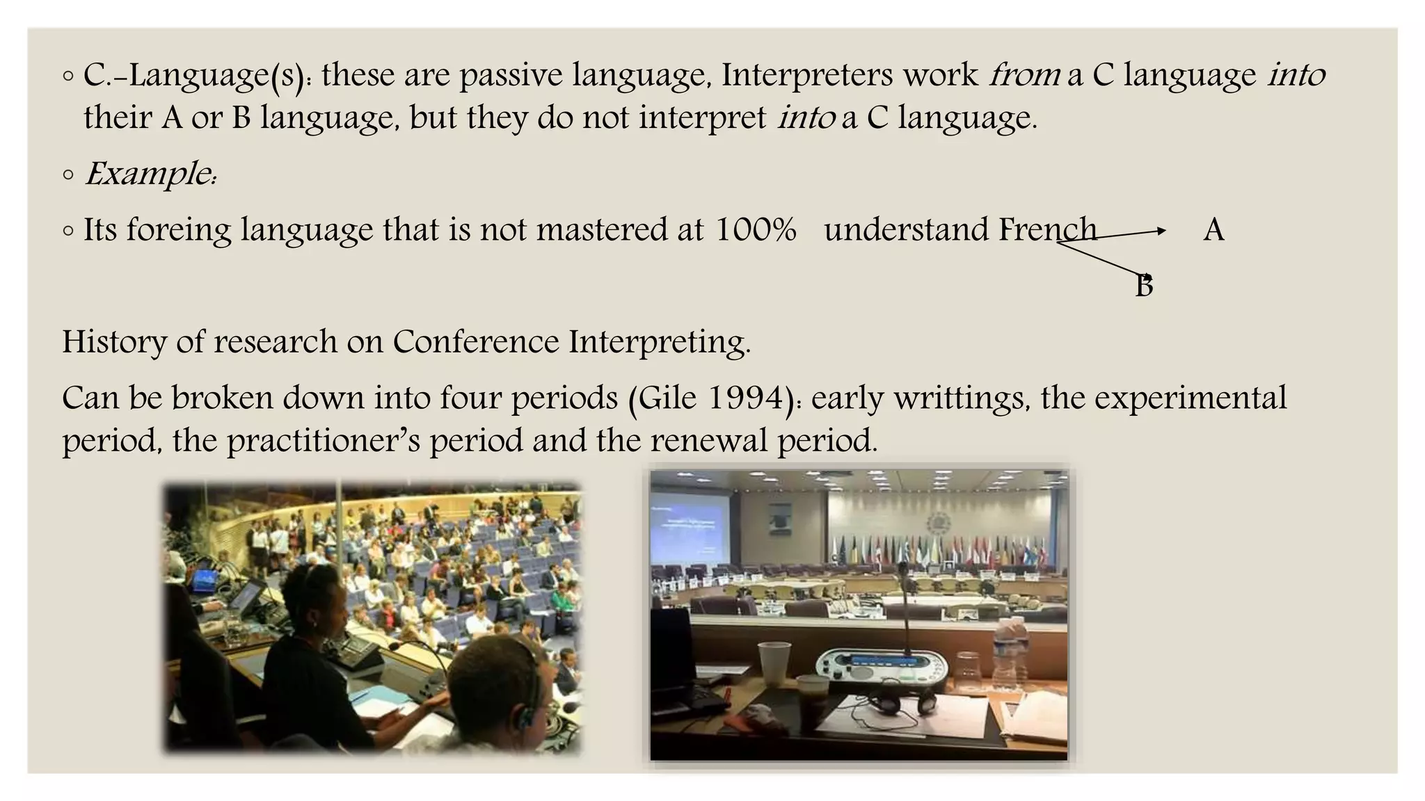 Conference & simultaneous interpreting | PPT