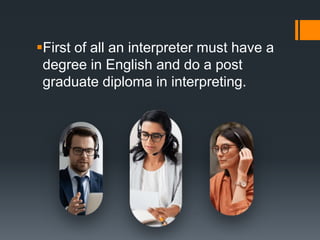 Conferences Interpreters | PPTX