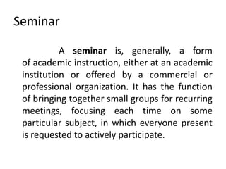 Conference skills | PPTX