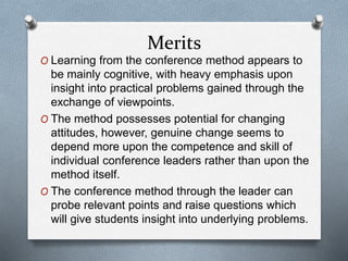 Conference technique in teaching Environmental Education | PPTX