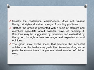 Conference technique in teaching Environmental Education | PPTX