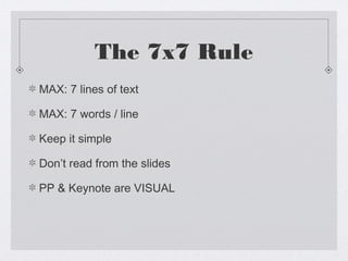 Conference Tips | PPT