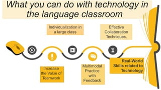 The use of technology to teach and learn English | PPTX