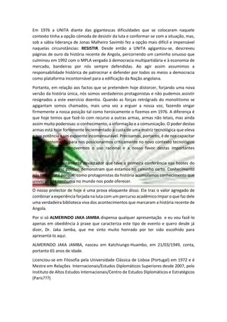 NOTA INTRODUTORIA III CONFERENCIA UNITA | DOCX