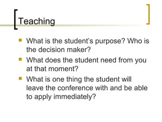 Conferring with students | PPT