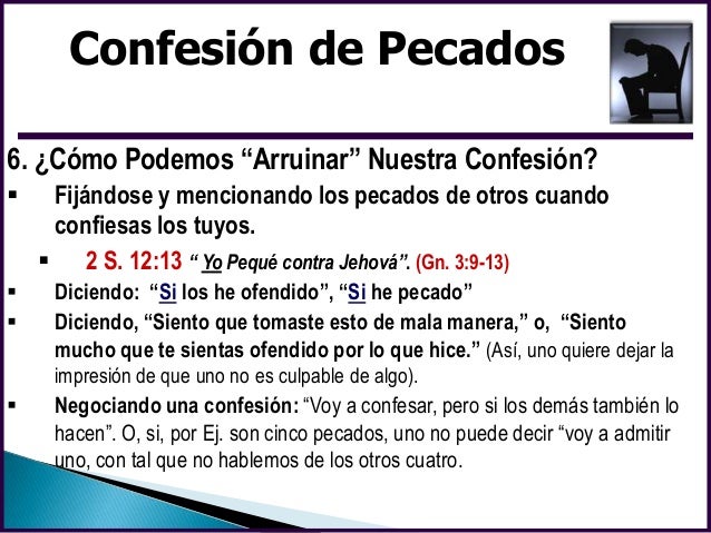 Confesión De Pecados