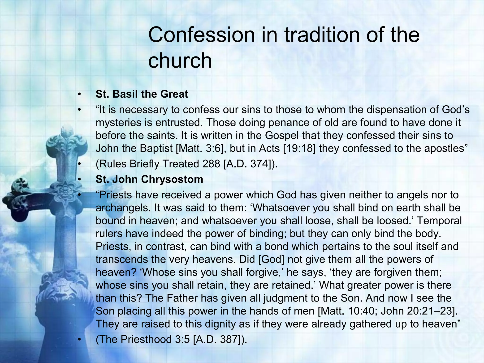 Confession | PPTX