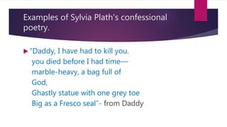 Confessional poet | PPT