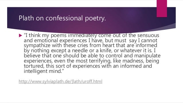 Confessional poet