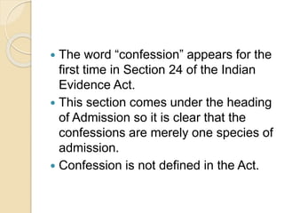 Confession an analysis | PPTX