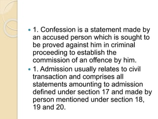 Confession an analysis | PPTX