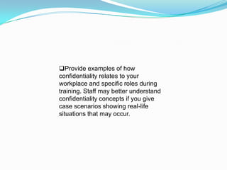 Confidentiality | PPT