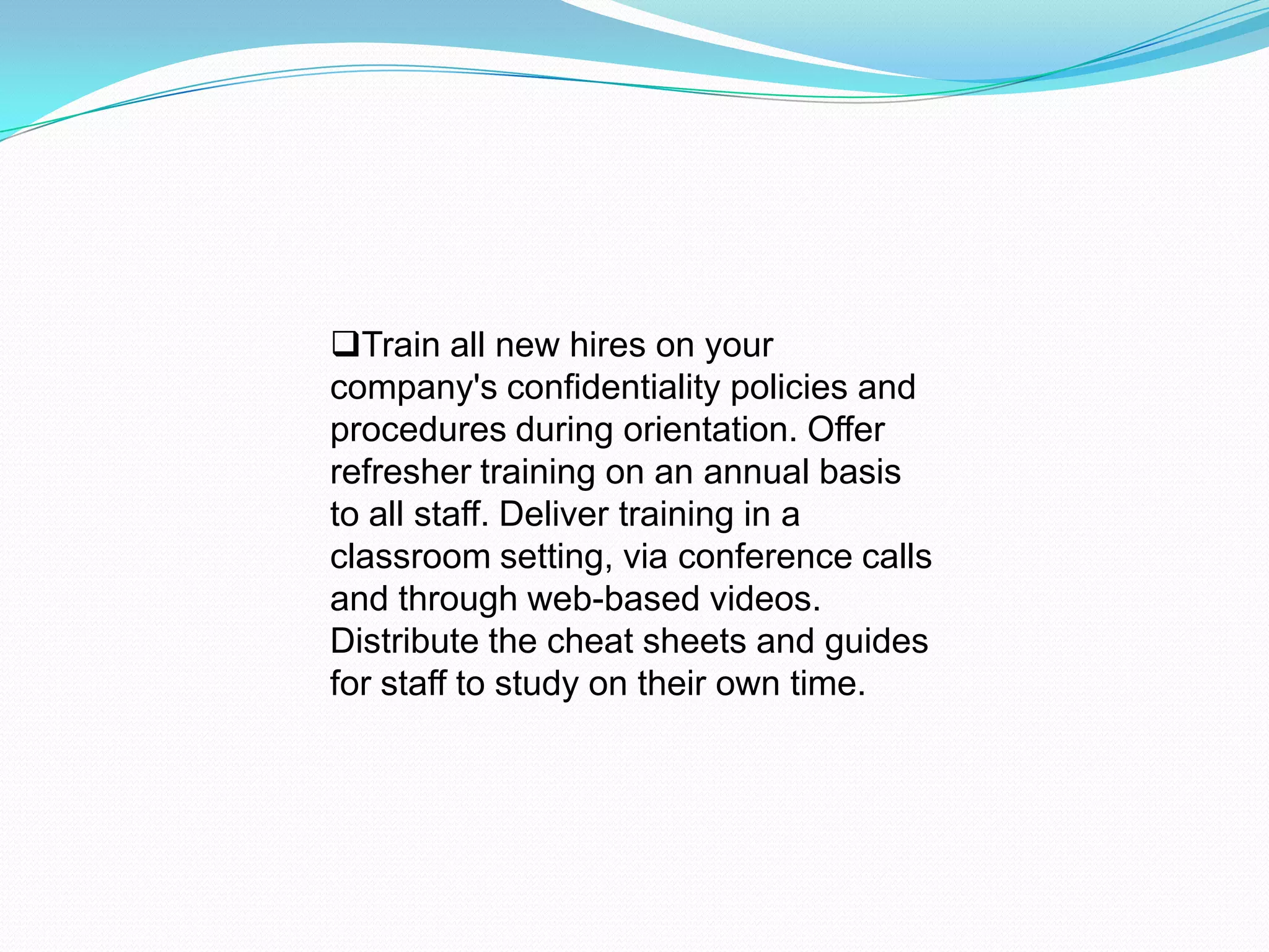 Confidentiality | PPTX