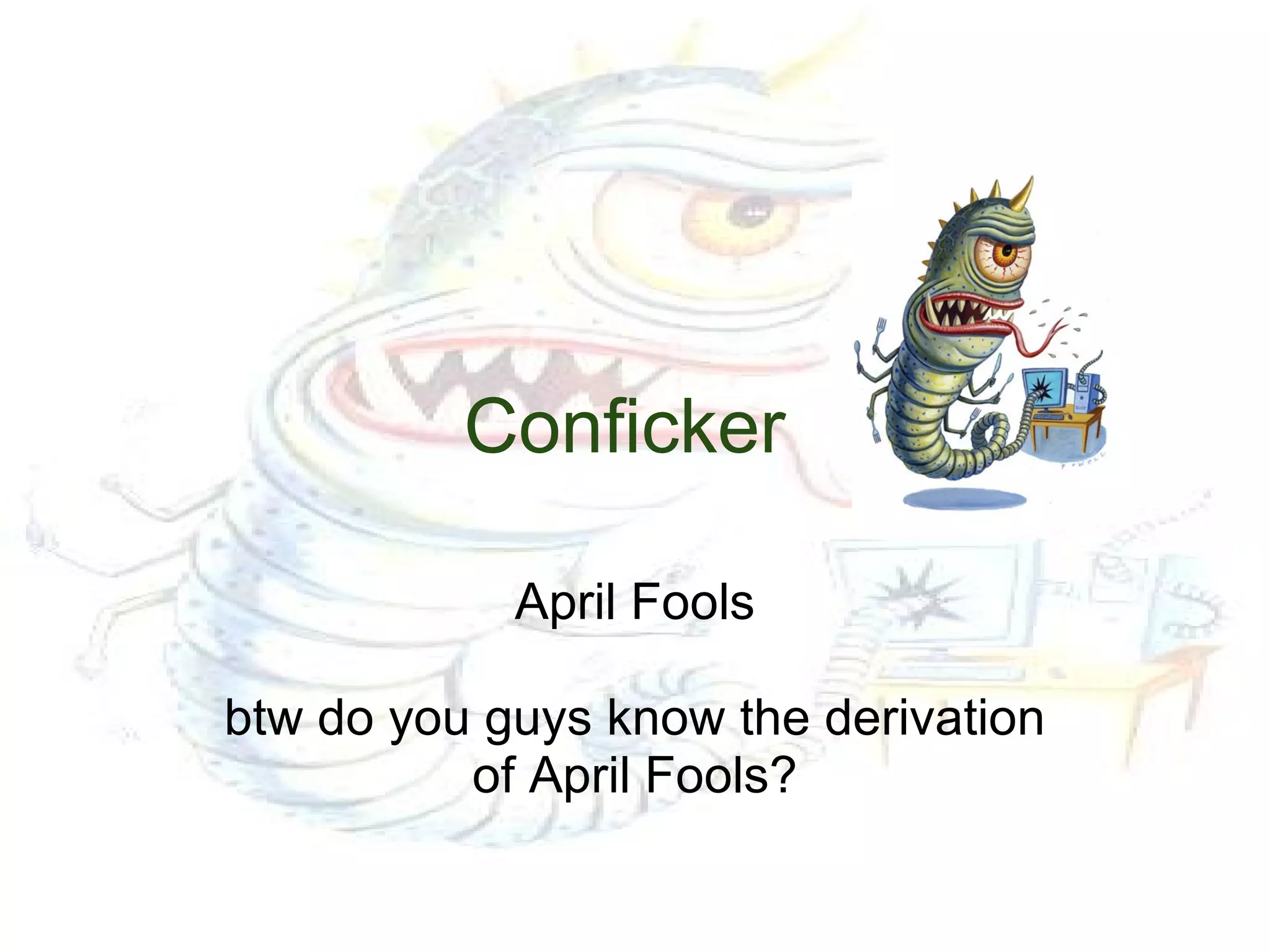 Conficker | PPT
