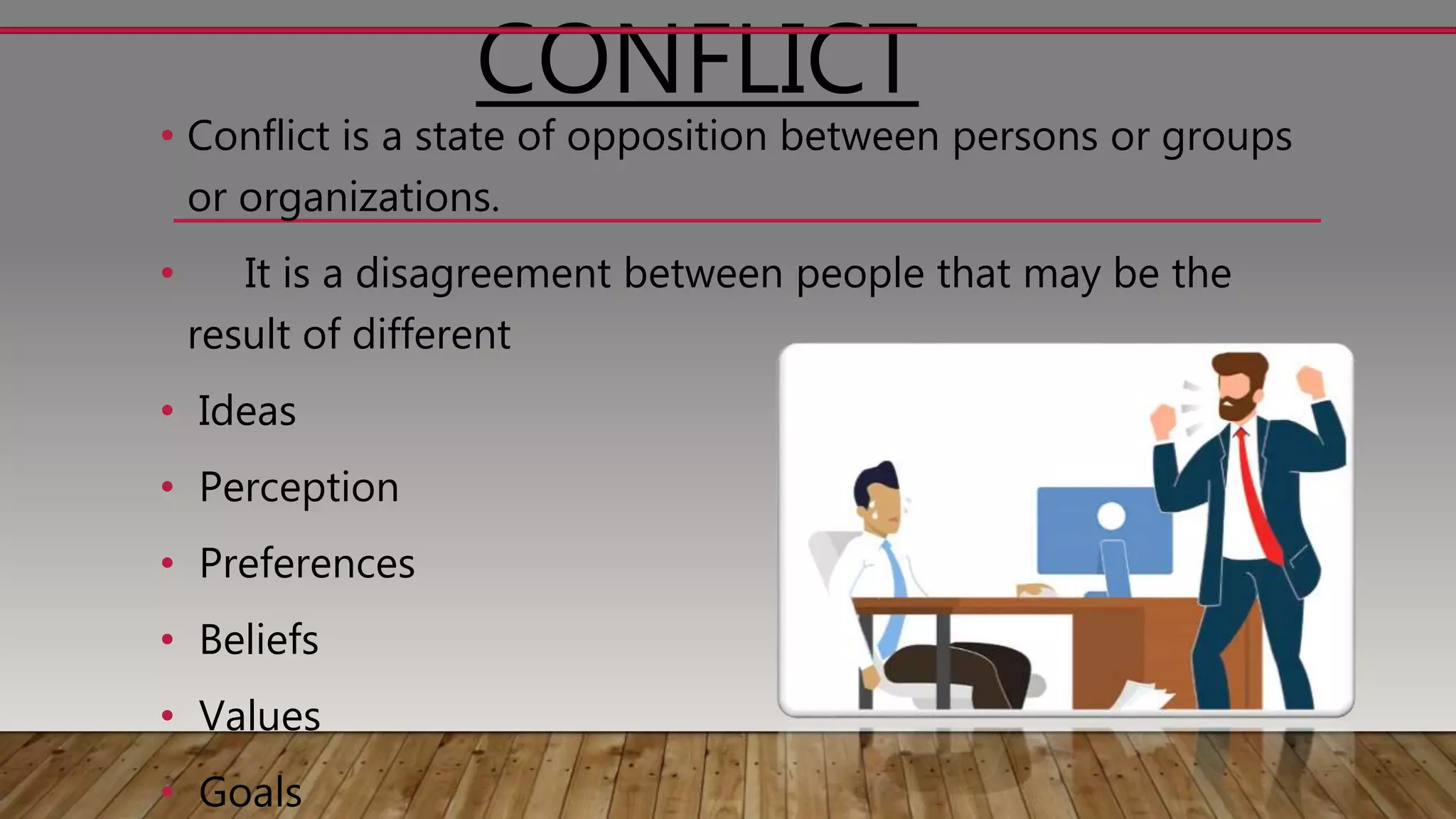 Confict ,levels of conflict ,sources of Conflict | PPTX