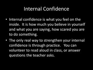 Confidence | PPTX