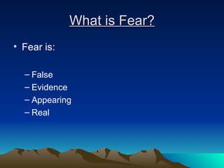 Gita Yoga: Build Confidence And Conquer Fear | PPT