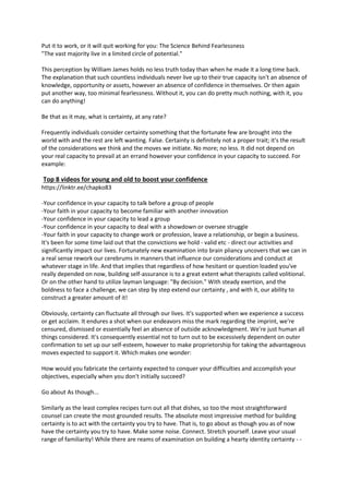 How to get self confidence | PDF