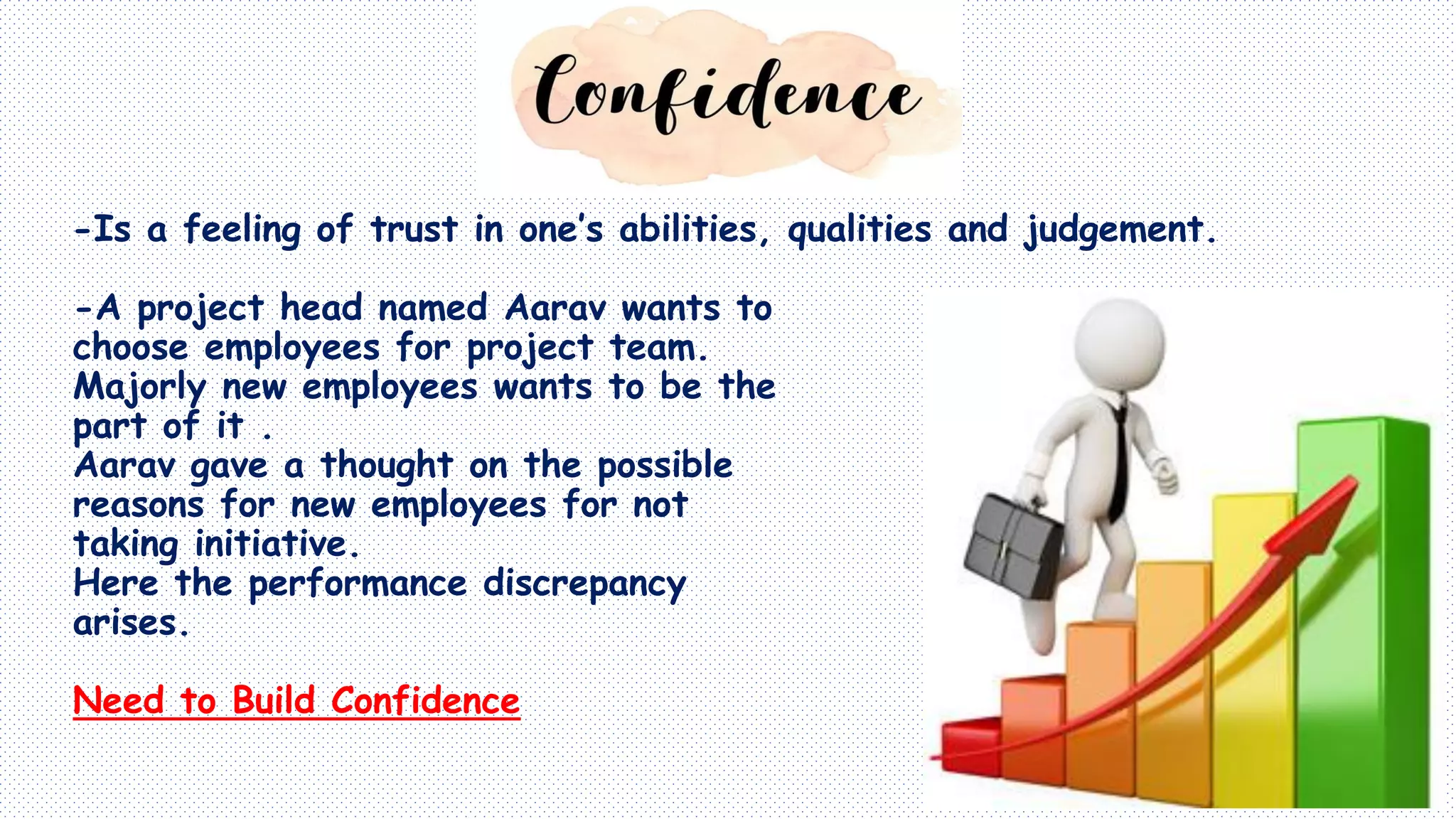 Confidence building of employees at workplace | PDF