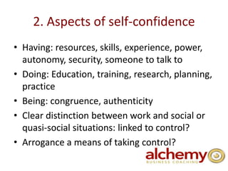 Exploring male self-confidence | PPTX