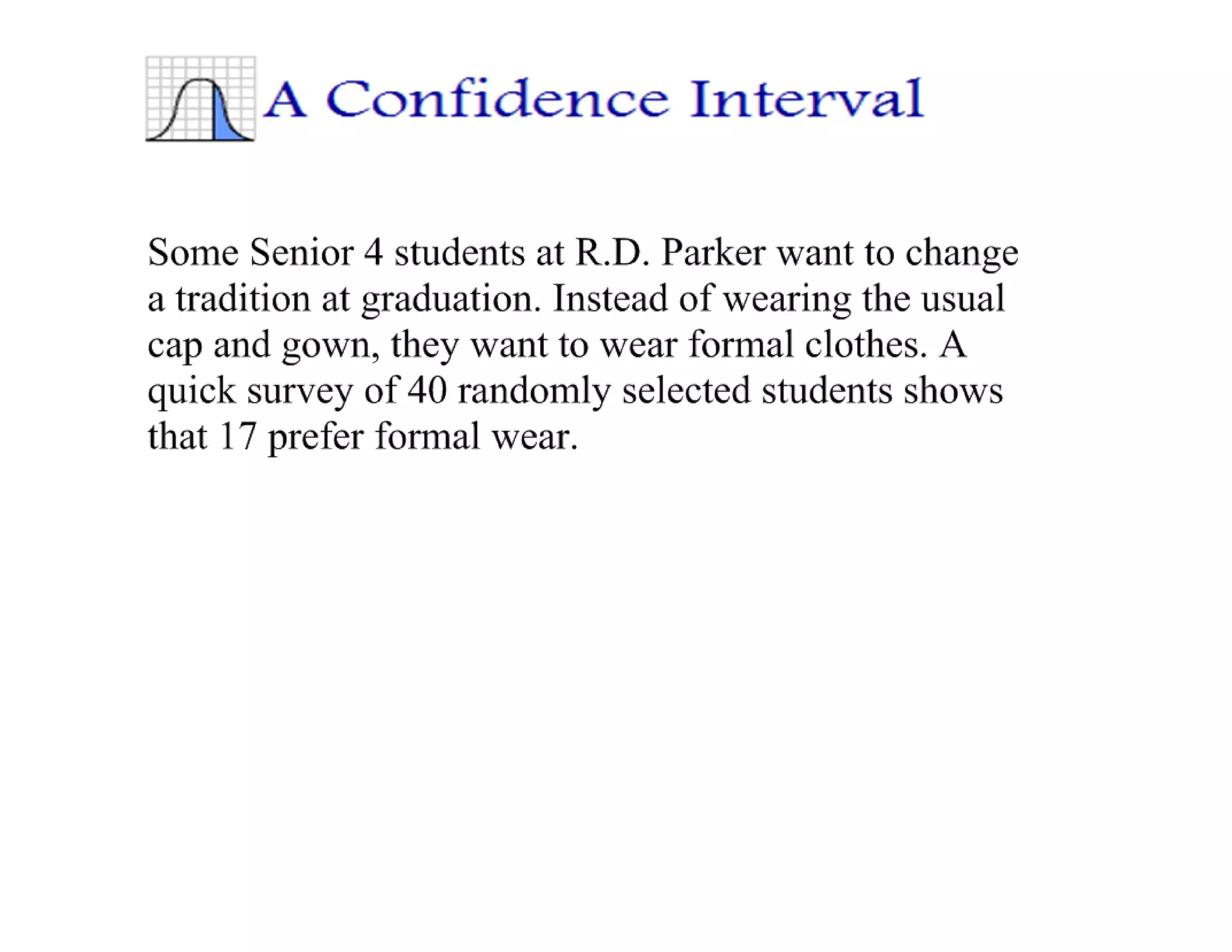 Confidence interval and margin of error | PDF