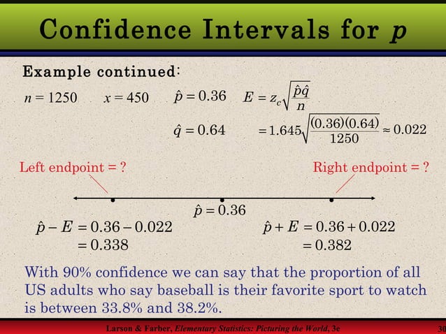 Confidence Intervals | PPT