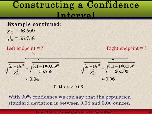 Confidence Intervals | PPT
