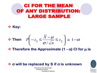 Confidence intervals (probabilty and statistics | PPT