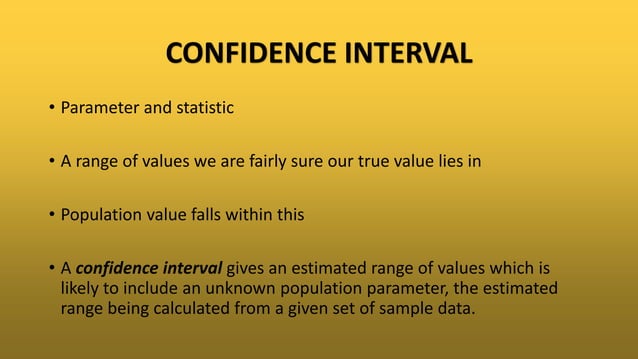 Confidence Interva P Value Type1 2 Error Pptx Science