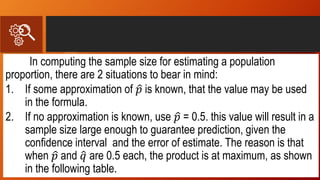 Confidence Level and Sample Size | PPTX