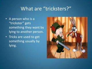 Confidence tricksters | PPTX