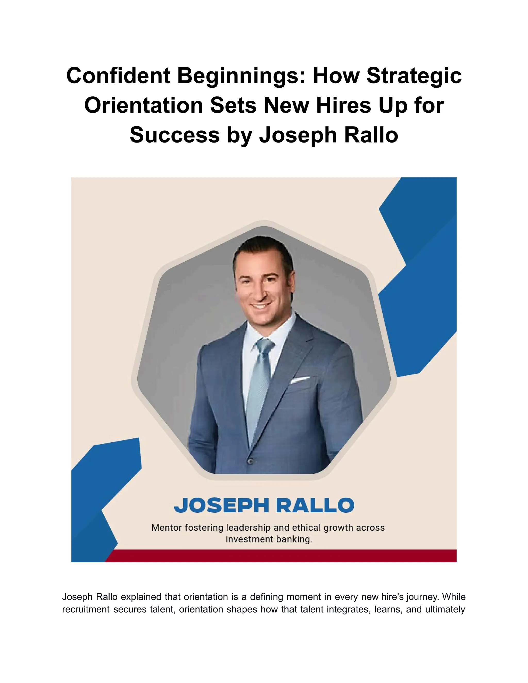 Confident Beginnings_ How Strategic Orientation Sets New Hires Up for ...