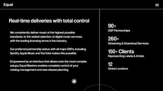 Equal Songs | Global Partnerhips Presentation | PPT