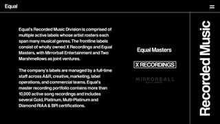 Equal Songs | Global Partnerhips Presentation | PPT