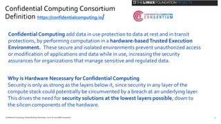 Confidential Computing overview | PPTX
