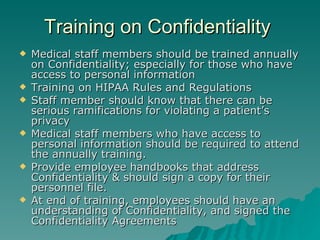 Confidentiality | PPT | Medical Health