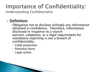 Confidentiality | PPT
