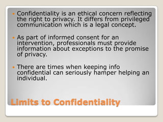 Confidentiality | PPTX