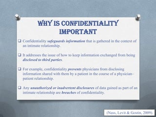 Confidentiality | PPTX