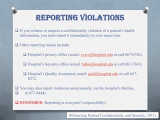 Confidentiality | PPTX