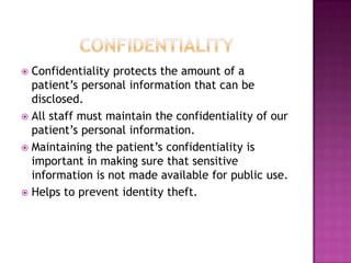 Confidentiality | PPTX