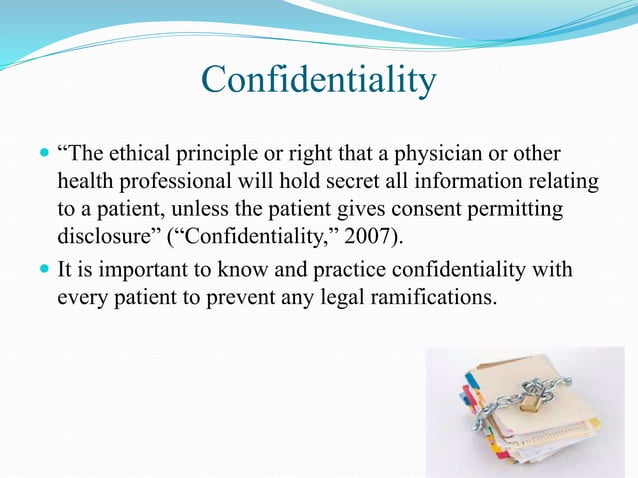 Confidentiality | PPT | Free Download