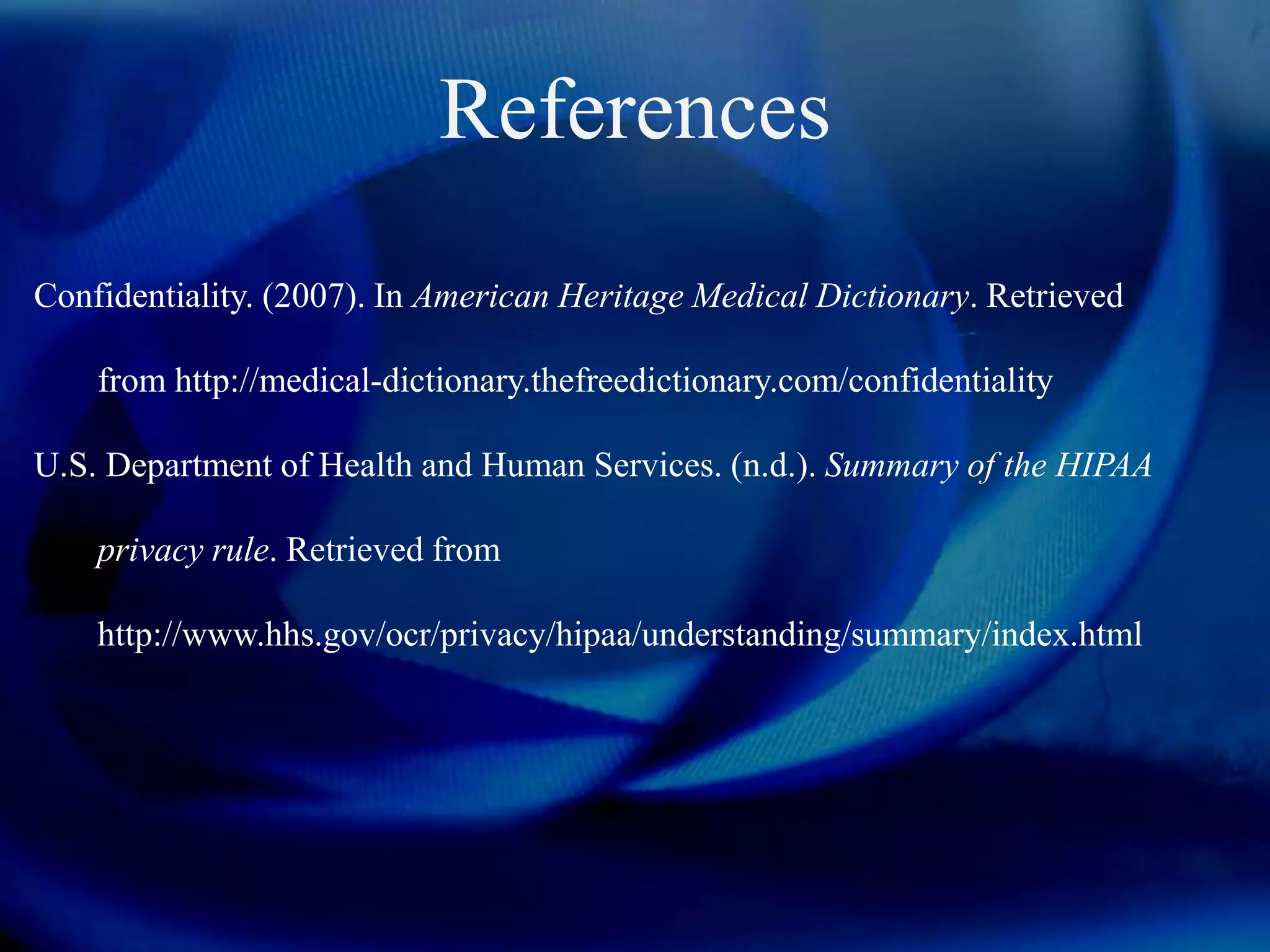 Confidentiality | PPT