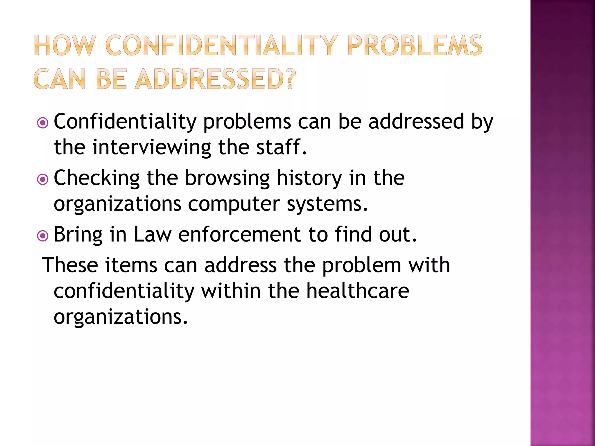 Confidentiality | PPTX