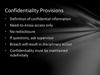 Confidentiality | PPTX